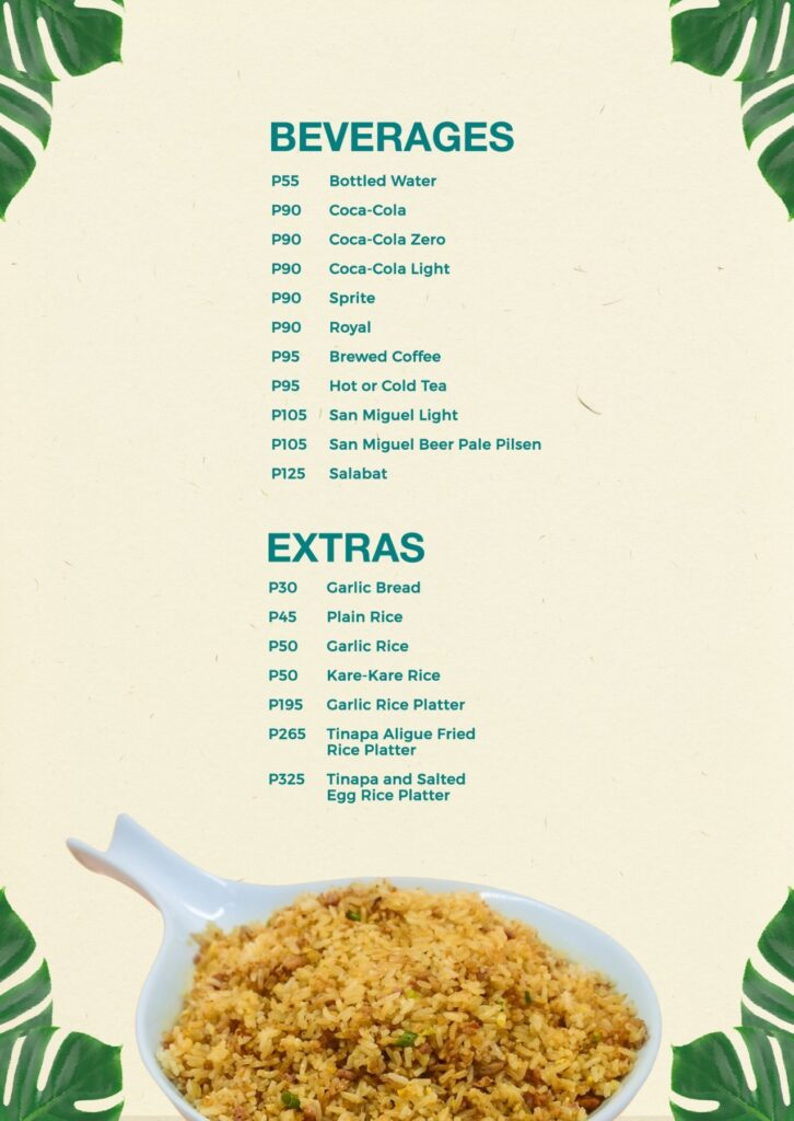 BISTRO IBARRA MENU – Ibarra's Venue & Catering